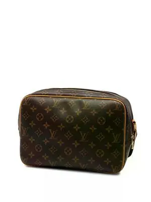 LOUIS VUITTON 2003 Monogram Reporter Pm Crossbody Bag - Brown
