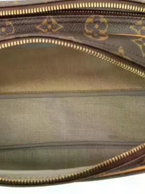 LOUIS VUITTON 2003 Monogram Reporter Pm Crossbody Bag - Brown