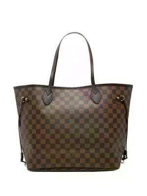 LOUIS VUITTON 2011 Damier Ebene Neverfull Mm Tote Bag - Brown