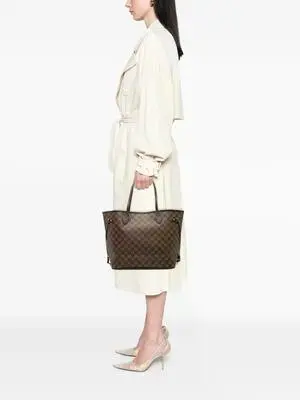 LOUIS VUITTON 2011 Damier Ebene Neverfull Mm Tote Bag - Brown