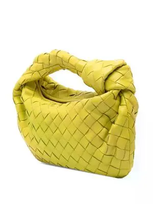 Bottega Veneta 2012-2026 Mini Nappa Intrecciato Jodie Hobo Bag - Yellow
