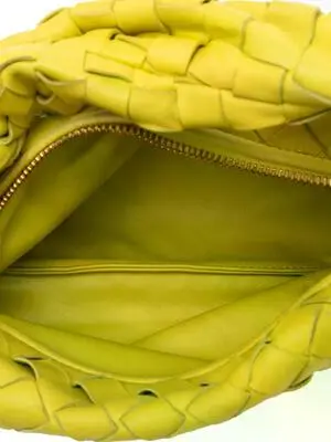 Bottega Veneta 2012-2026 Mini Nappa Intrecciato Jodie Hobo Bag - Yellow