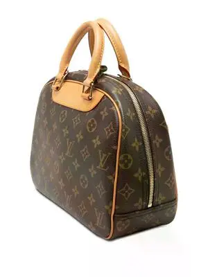 LOUIS VUITTON 2004 Monogram Trouville Handbag - Brown