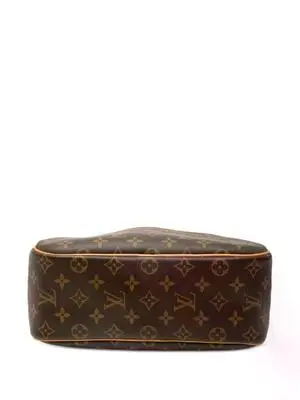 LOUIS VUITTON 2004 Monogram Trouville Handbag - Brown