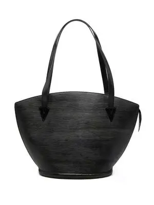 LOUIS VUITTON 1994 Epi Saint Jacques Gm Long Strap Tote Bag - Black