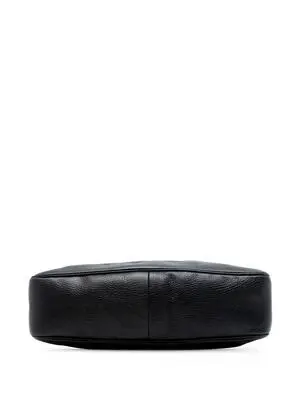 Gucci Calfskin Bamboo Diana Satchel - Black