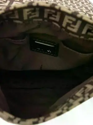 Fendi Zucchino Canvas Crossbody Bag