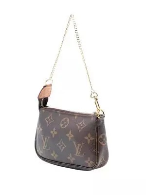 LOUIS VUITTON 2020 Monogram Mini Pochette Accessoires - Brown