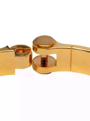 Hermès Enamel Charniere Hinge Bracelet Pm - Blue
