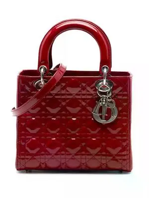 Dior 2011 Medium Lady Satchel - Red