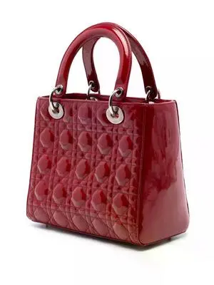 Dior 2011 Medium Lady Satchel - Red