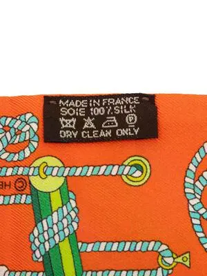 Hermès 2000-2020 Cordages Silk Twilly Scarf Scarves