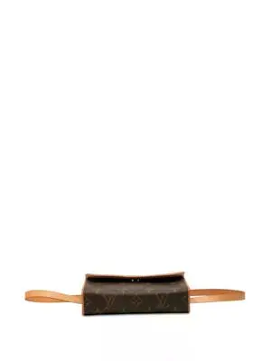 LOUIS VUITTON 2002 Monogram Pochette Florentine Belt Bag - Brown