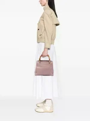 Gucci Bamboo Shopper Satchel - Pink