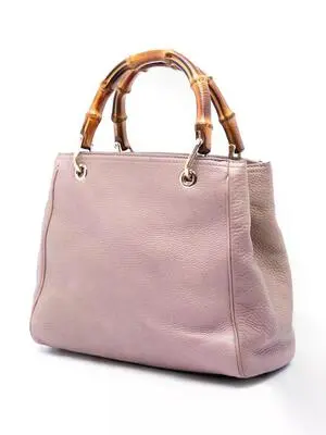 Gucci Bamboo Shopper Satchel - Pink