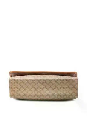 Celine 2011 Macadam Coated Canvas Crossbody Bag