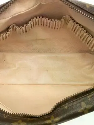 LOUIS VUITTON 1985 Monogram Trousse Toilette 23 Clutch - Brown