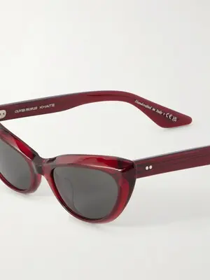 Oliver Spencer X Khaite '1963c' Cat-eye Acetate Sunglasses