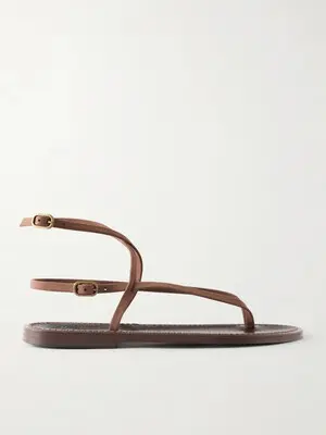 K.JACQUES Abako Thong Sandals - Brown