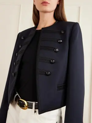 NILI LOTAN Wool-gabardine Jacket