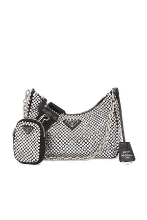 Prada Embellished Shoulder Bags