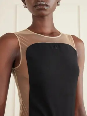 COURREGES Illusion Tulle Bodysuit