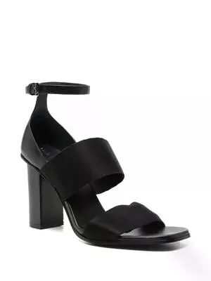 Max Mara Ankle Strap Sandals With Block Heel