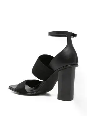 Max Mara Ankle Strap Sandals With Block Heel