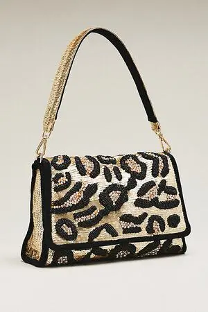 Maeve Audra Embellished Shoulder Bag - Neutral Pattern