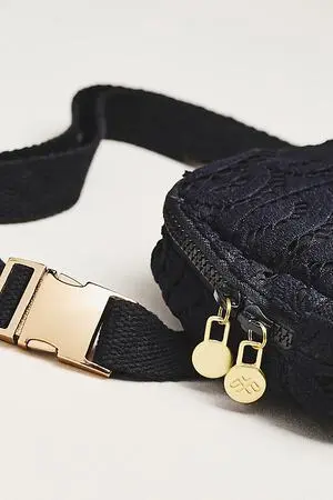 PQ SWIM Vanilla Lace Crossbody Bag - Black