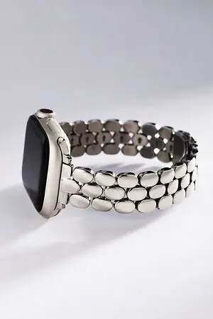 POSH TECH Emery Stainless Steel Apple Watch Band - Silver