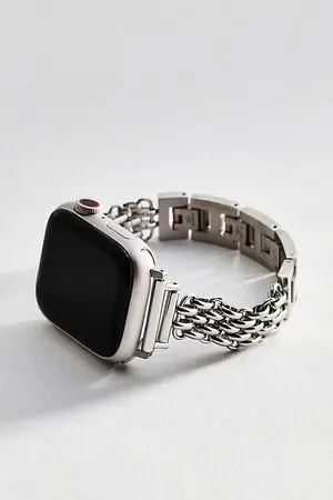 POSH TECH Sylvie Metal Apple Watch Band - Silver