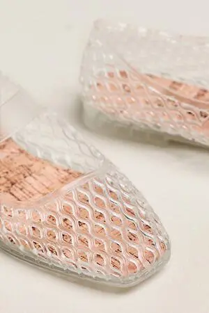 Matisse Vicky Mary Jane Jelly Flats - Clear
