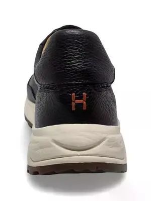 HENDERSON BARACCO Grainy Leather Sneakers With Perforated Detailing