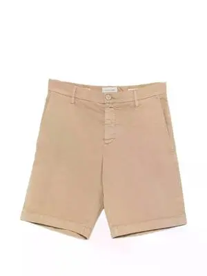 Jacob Cohen Logo Patch Straight Leg Shorts - Neutrals