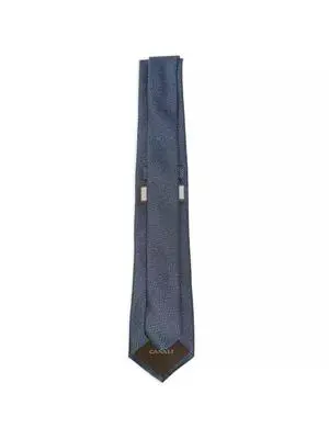 Canali Micro-patterned Silk Tie