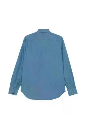 Canali Stone-wash Denim Shirt