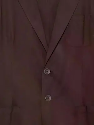 Herno Single-breasted Blazer - Brown