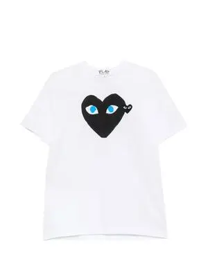 Comme Des Garçons Play Heart-print T-shirt - White