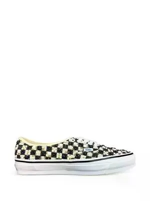 VANS X Mattias Gollin Check-pattern Lace-up Sneakers