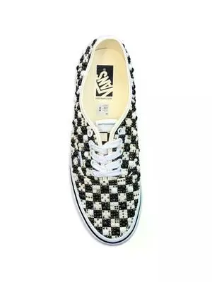 VANS X Mattias Gollin Check-pattern Lace-up Sneakers