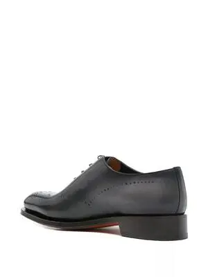 Santoni Leather Oxford Shoes