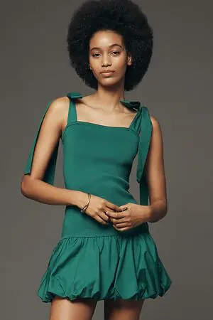Green Sleeveless Day Dresses