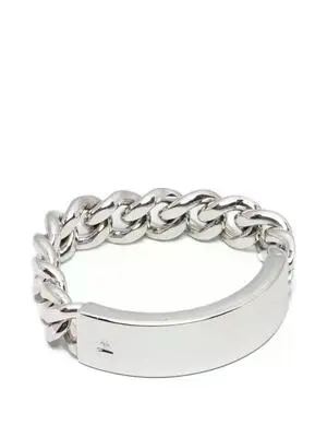 Tom Wood Id Band Curb-chain Ring - Silver