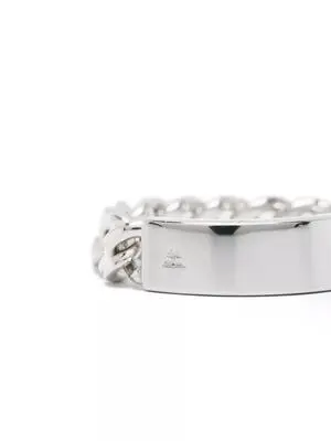 Tom Wood Tone Curb-chain Ring