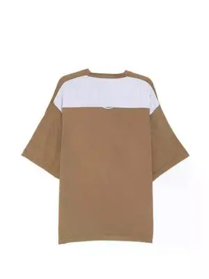 Undercover Panelled T-shirt - Brown