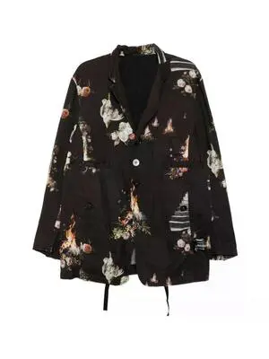 Undercover Graphic Print Blazer
