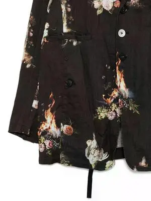 Undercover Graphic Print Blazer