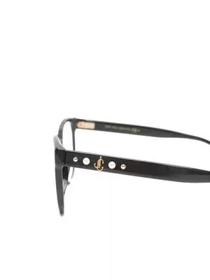 JIMMY CHOO Logo-embellished Cat-eye Glasses