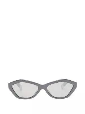 Jacquemus Bambino Geometric-frame Sunglasses - Grey